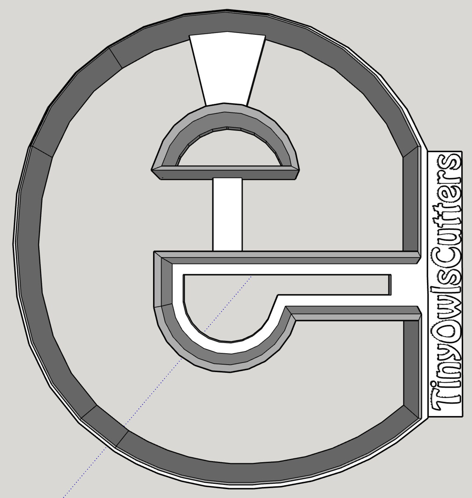 Lower Case Alphabet Cookie Cutters A E Stl File Digital Download Etsy