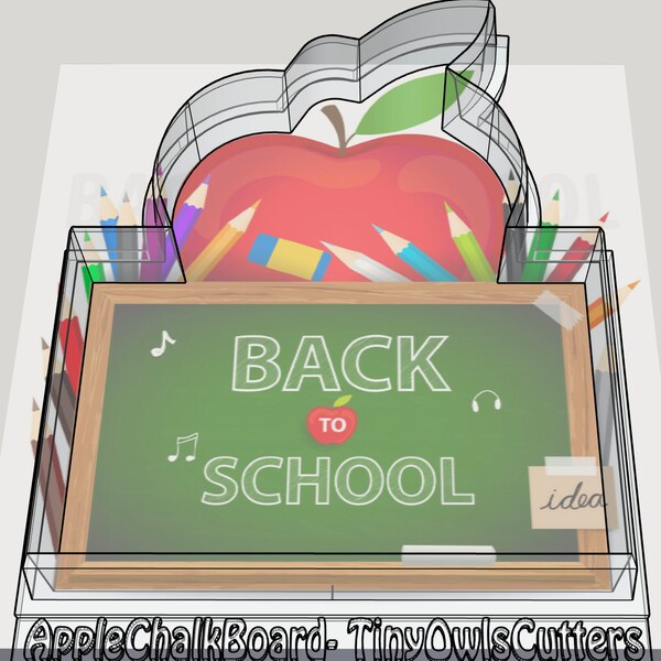 Apple Chalkboard - Etsy