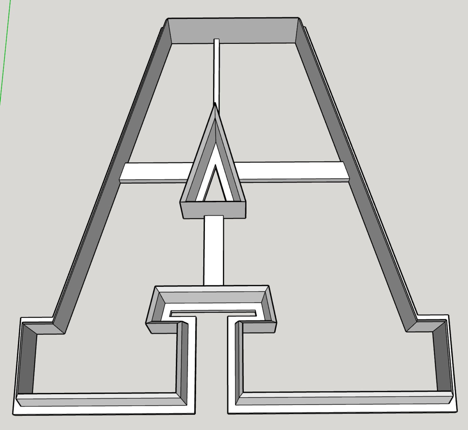 Block Capitals Alphabet Cookie Cutter Set .stl File DIGITAL DOWNLOAD - Etsy