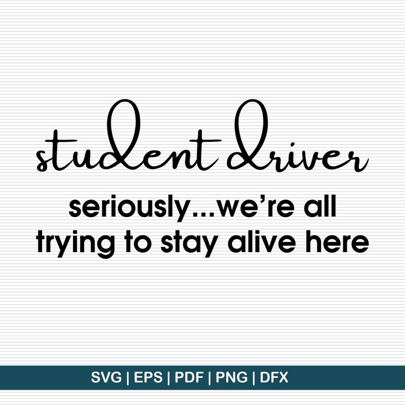 New Driver Svg - Etsy