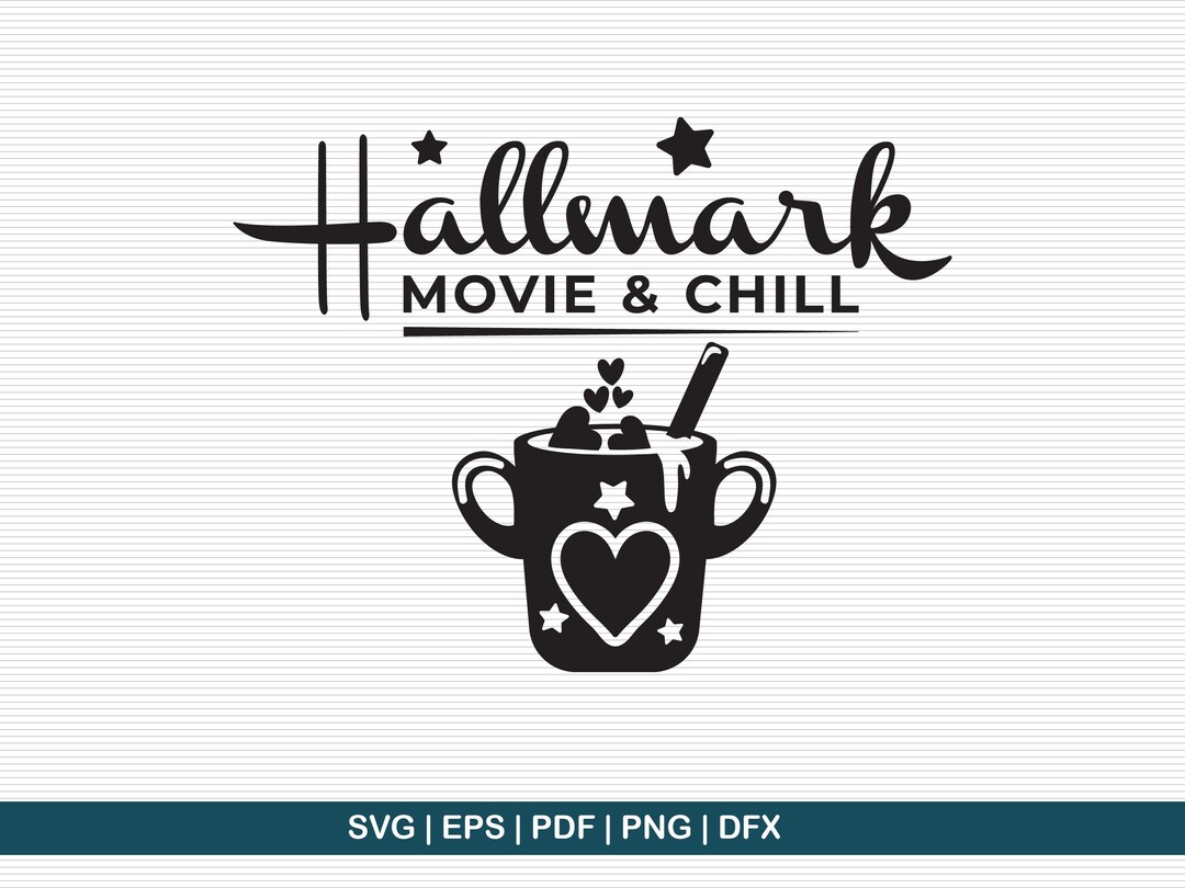 Hallmark Movie and Chill SVG | Cozy Hot Cocoa Christmas Shirt Design ...