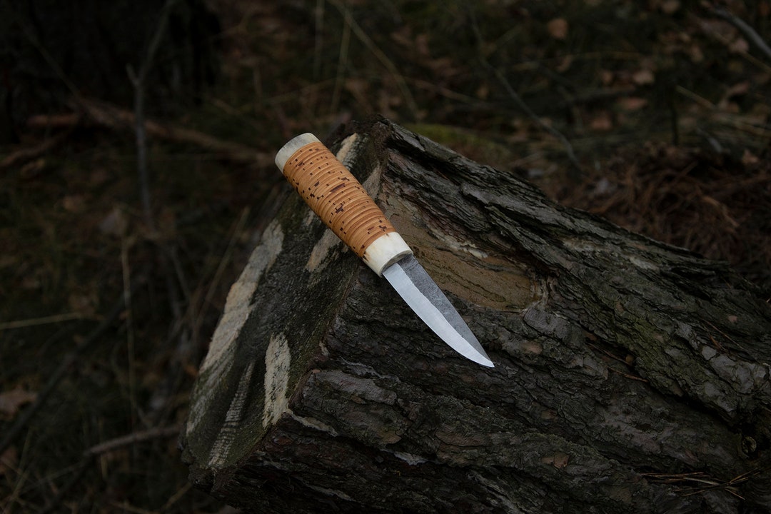 Handmade Forged Puukko Bushcarft Knife, Custom Knives, Fixed Blade ...