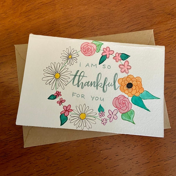 Thankful for You - Etsy