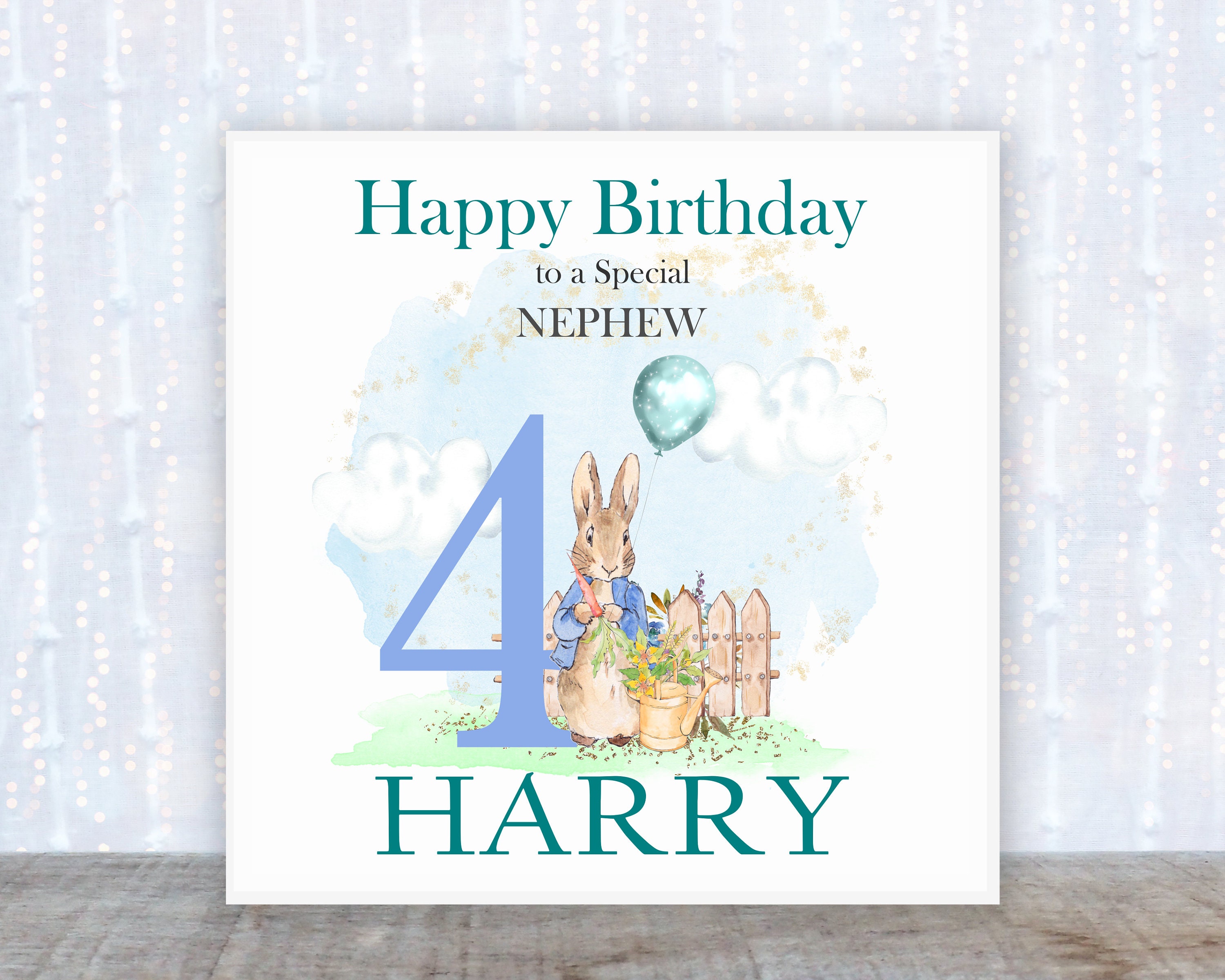 Peter Rabbit Birthday Card Boy Birthday Card Birthday Card - Etsy UK