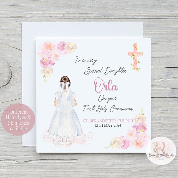 First Communion Invitations - Etsy