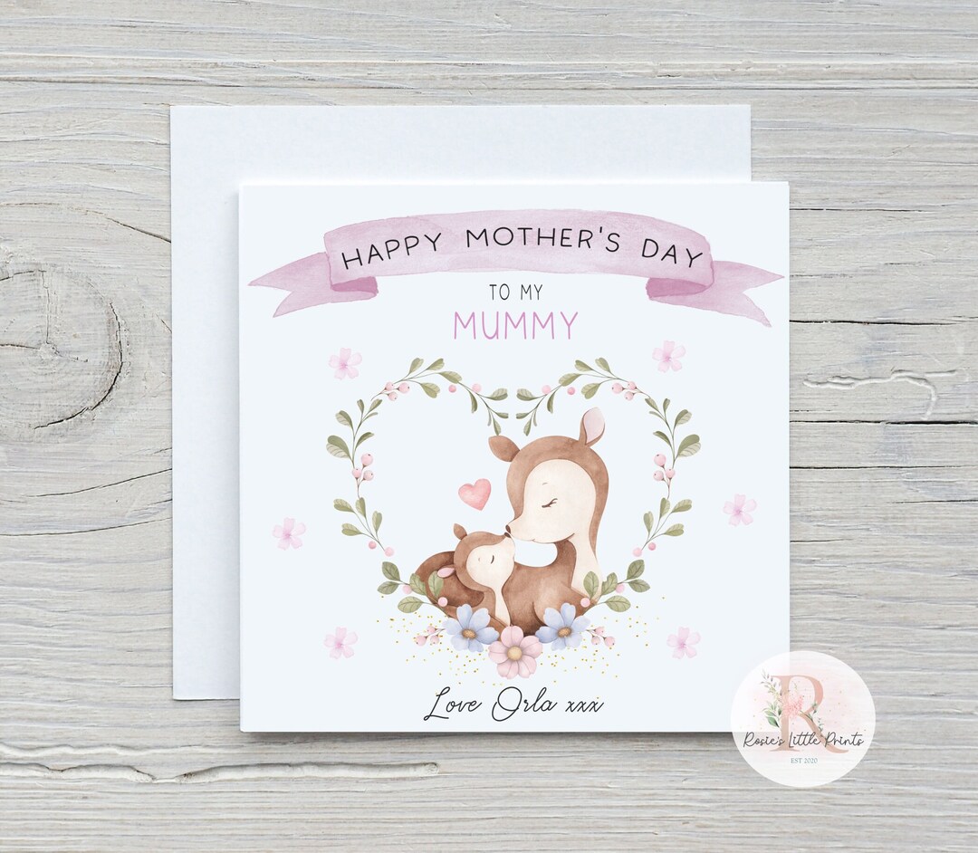 Mothers Day Card Happy Mother's Day Mother's Day Gran Card Mothers Day ...