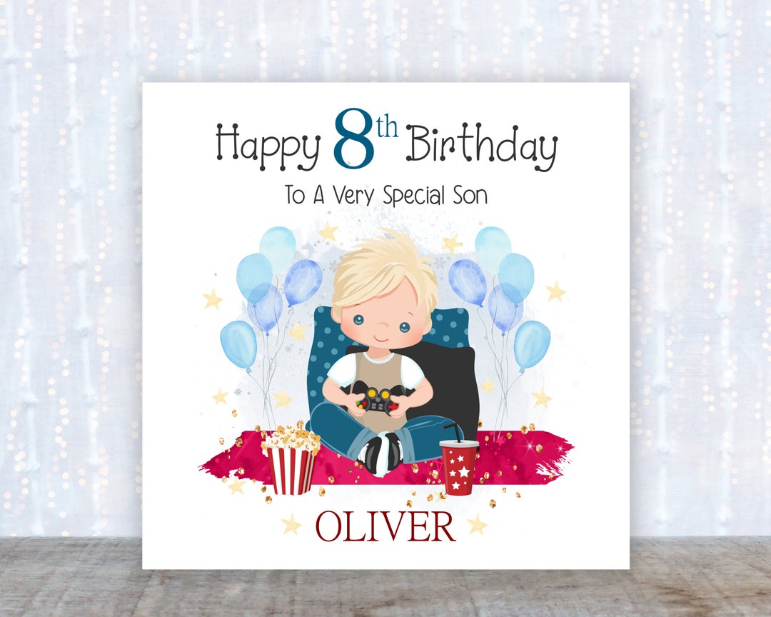 Gamer Boy Birthday Card Playstation Birthday Card Xbox - Etsy UK
