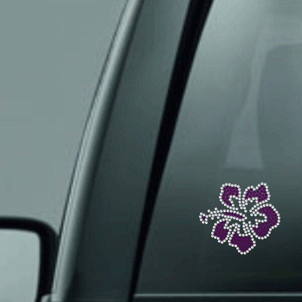 Rhinestone Car Decal - Etsy