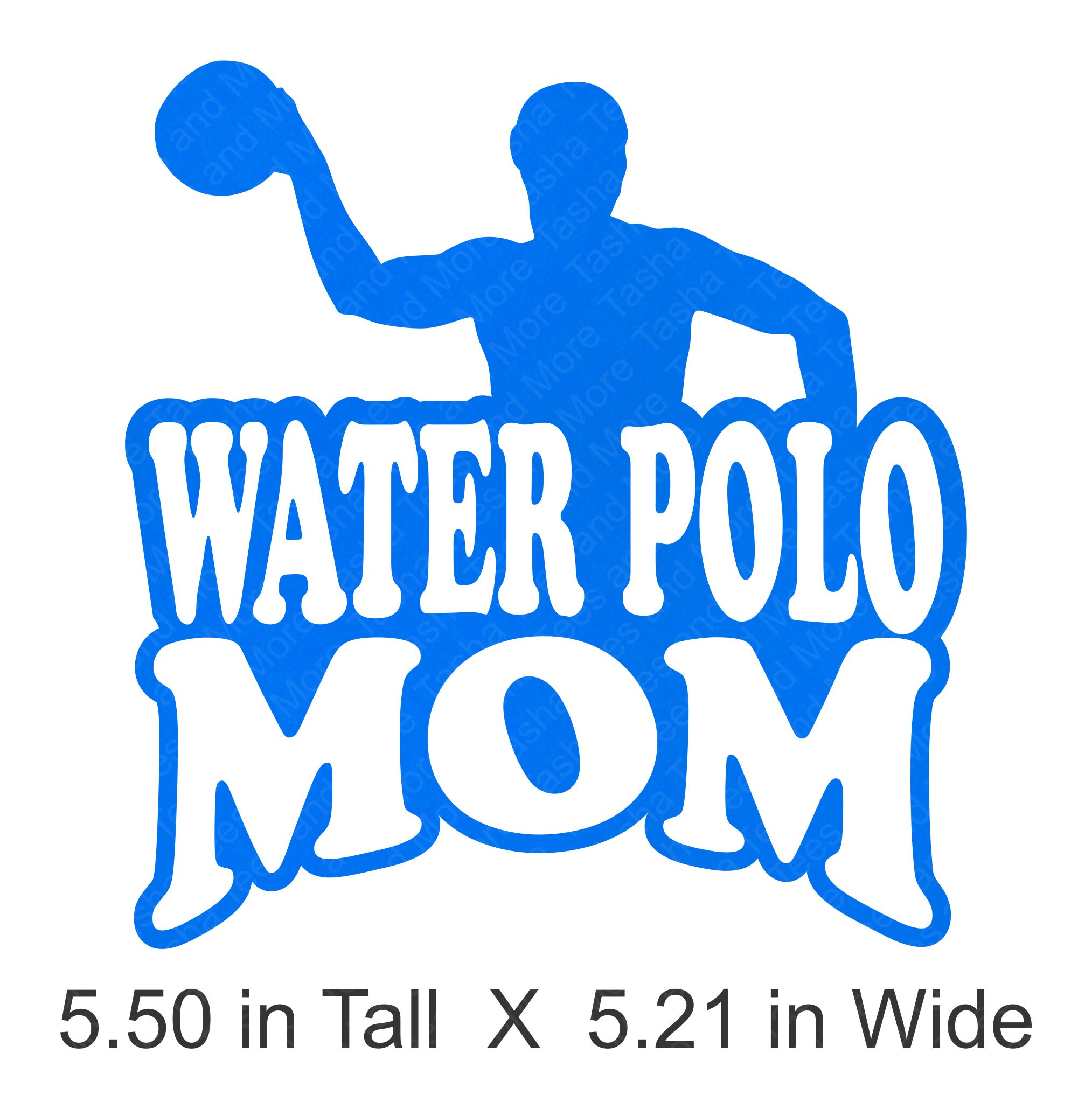 Water Polo Mom Car Decal - Etsy