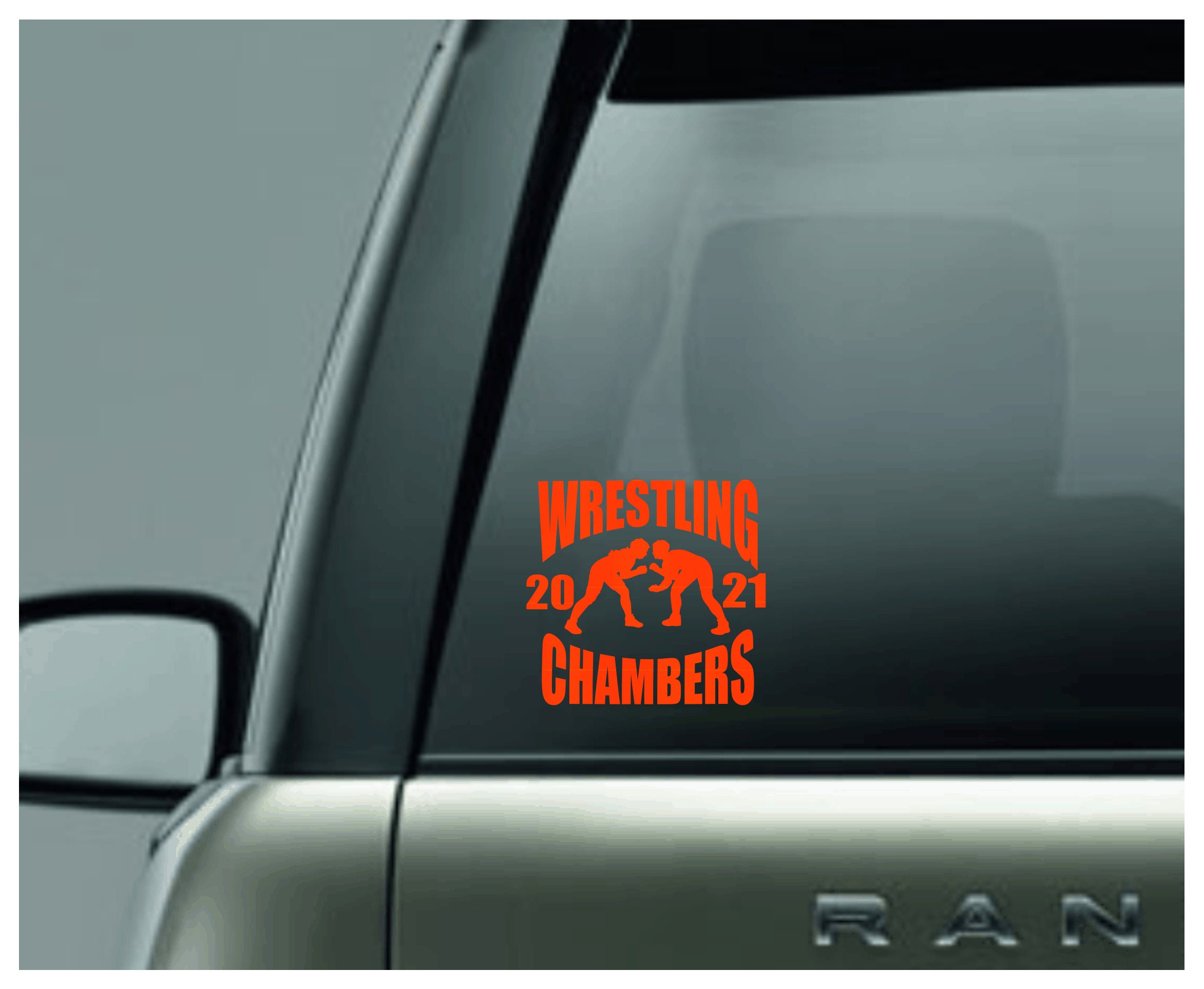 Custom Wrestling Car Decal - Etsy