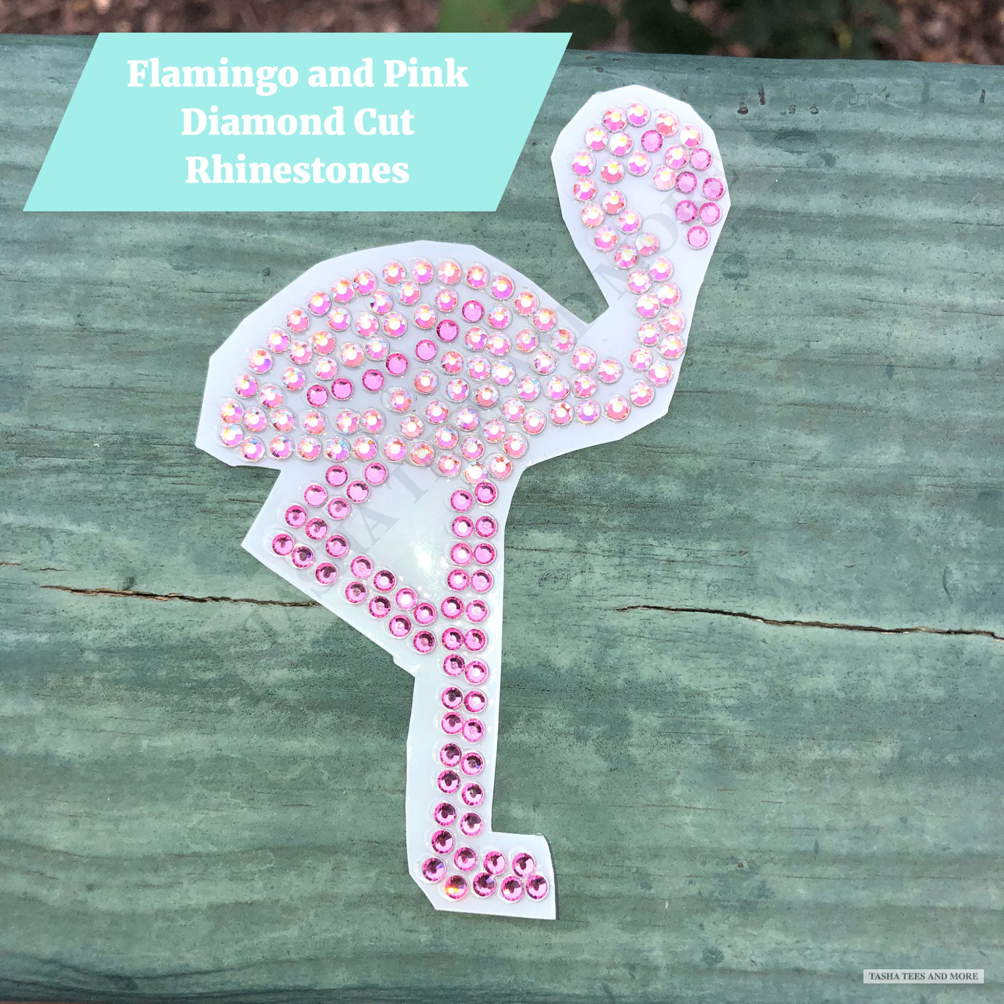 Flamingo Rhinestone Decal - Etsy
