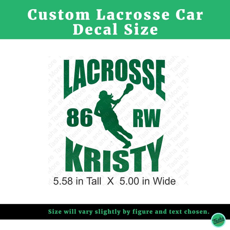 Lacrosse Custom Car Decal - Etsy