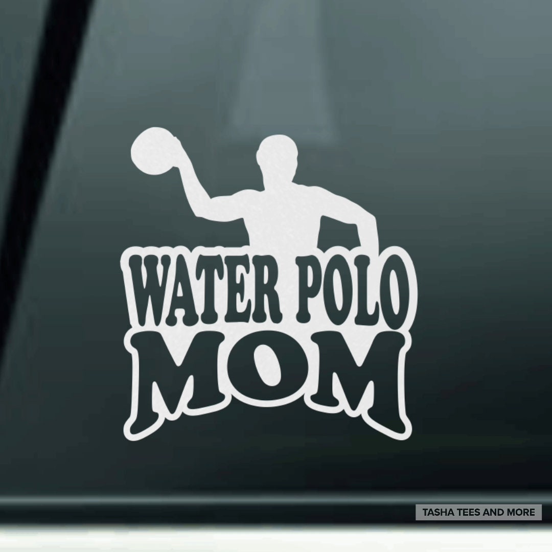 Water Polo Mom Car Decal - Etsy