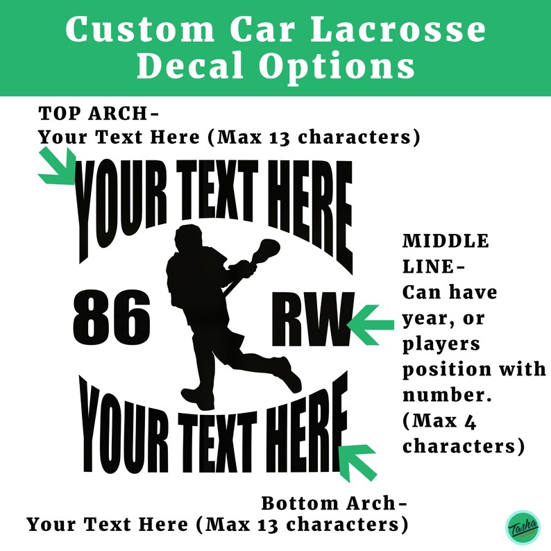 Lacrosse Custom Car Decal - Etsy