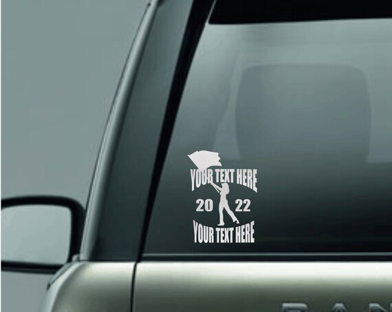 Custom Color Guard Car Decal - Etsy