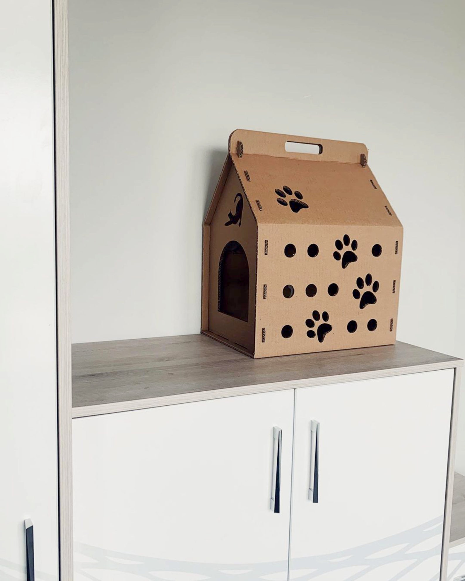 Eco friendly Cardboard PET HOUSE For Cats Etsy eco-friendly-cardboard-pet-house-for-cats-etsy