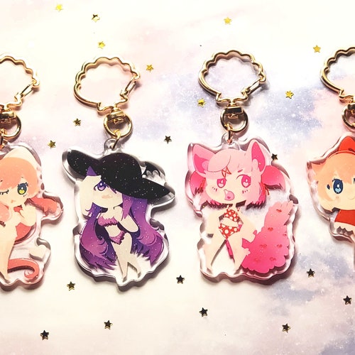 Doki Doki Literature Club 2 Acrylic Keychain Charms - Etsy
