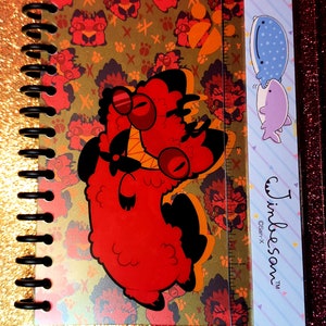 HH Cursed Alastor Cat A6 Smart Ring Binder Notebook - Etsy