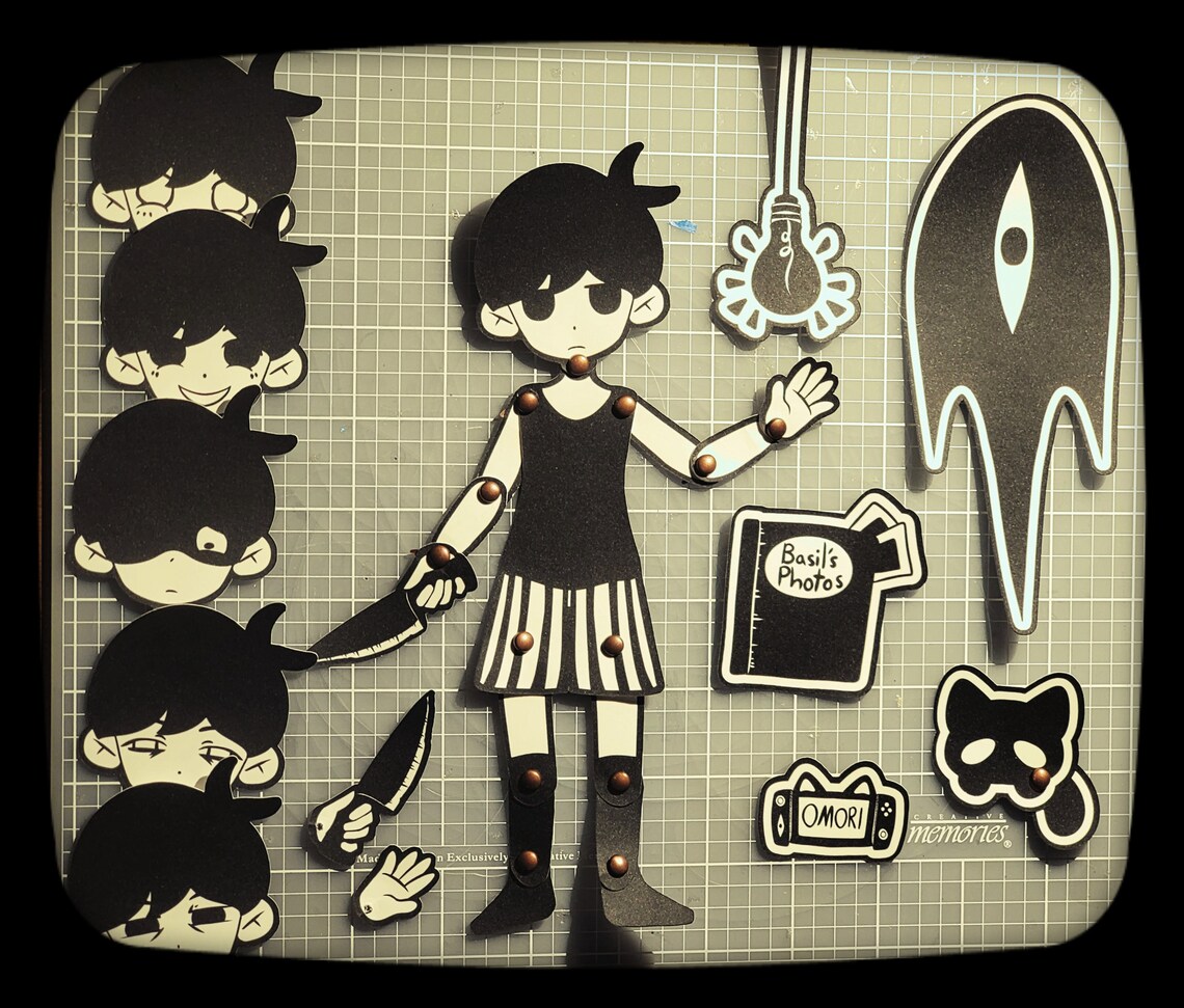 Digital PDF OMORI Paper Puppet - Etsy UK