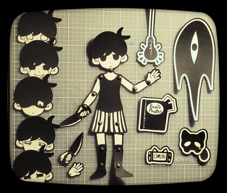 Digital PDF OMORI Paper Puppet - Etsy