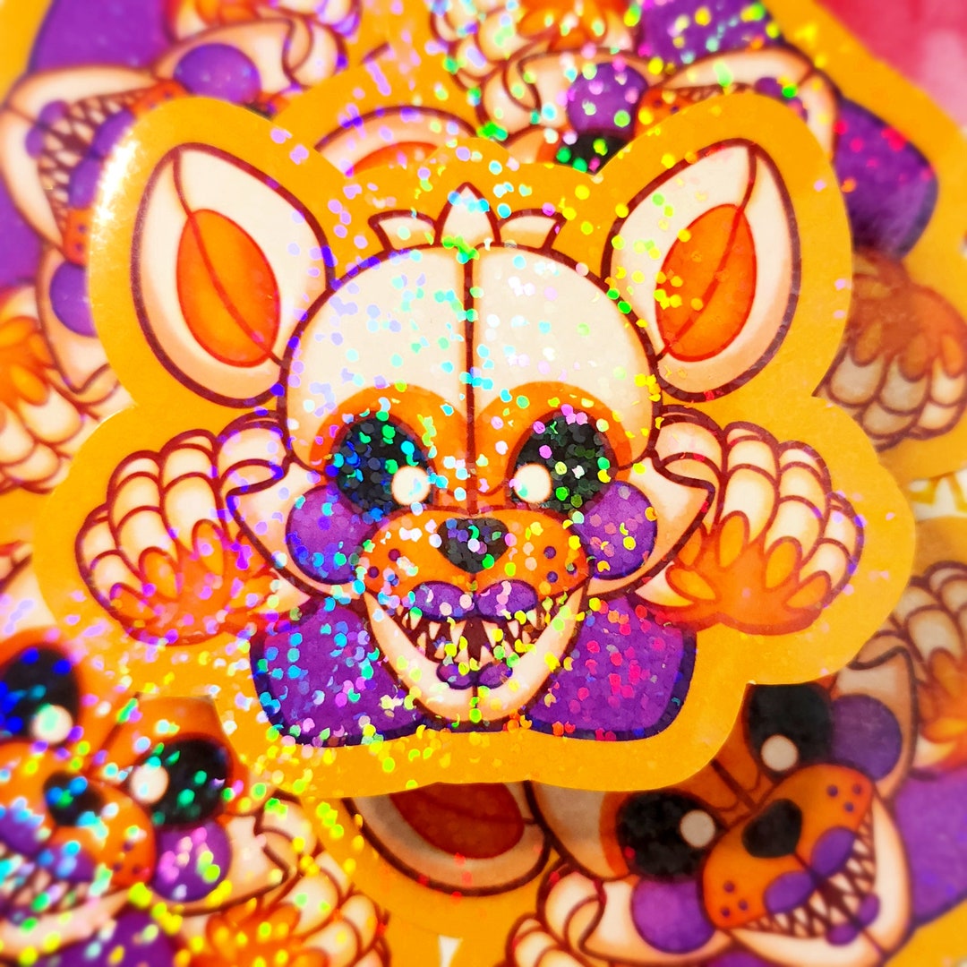 FNAF Lolbit Stickers Holographic Handmade - Etsy