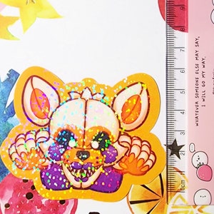 FNAF Lolbit Stickers Holographic Handmade - Etsy