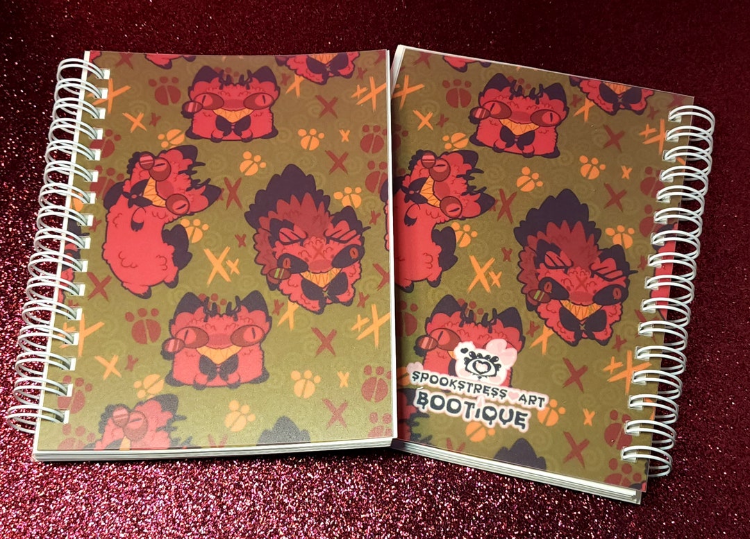 HH Cursed Alastor Cat | A6 Reusable Stickerbook - Etsy
