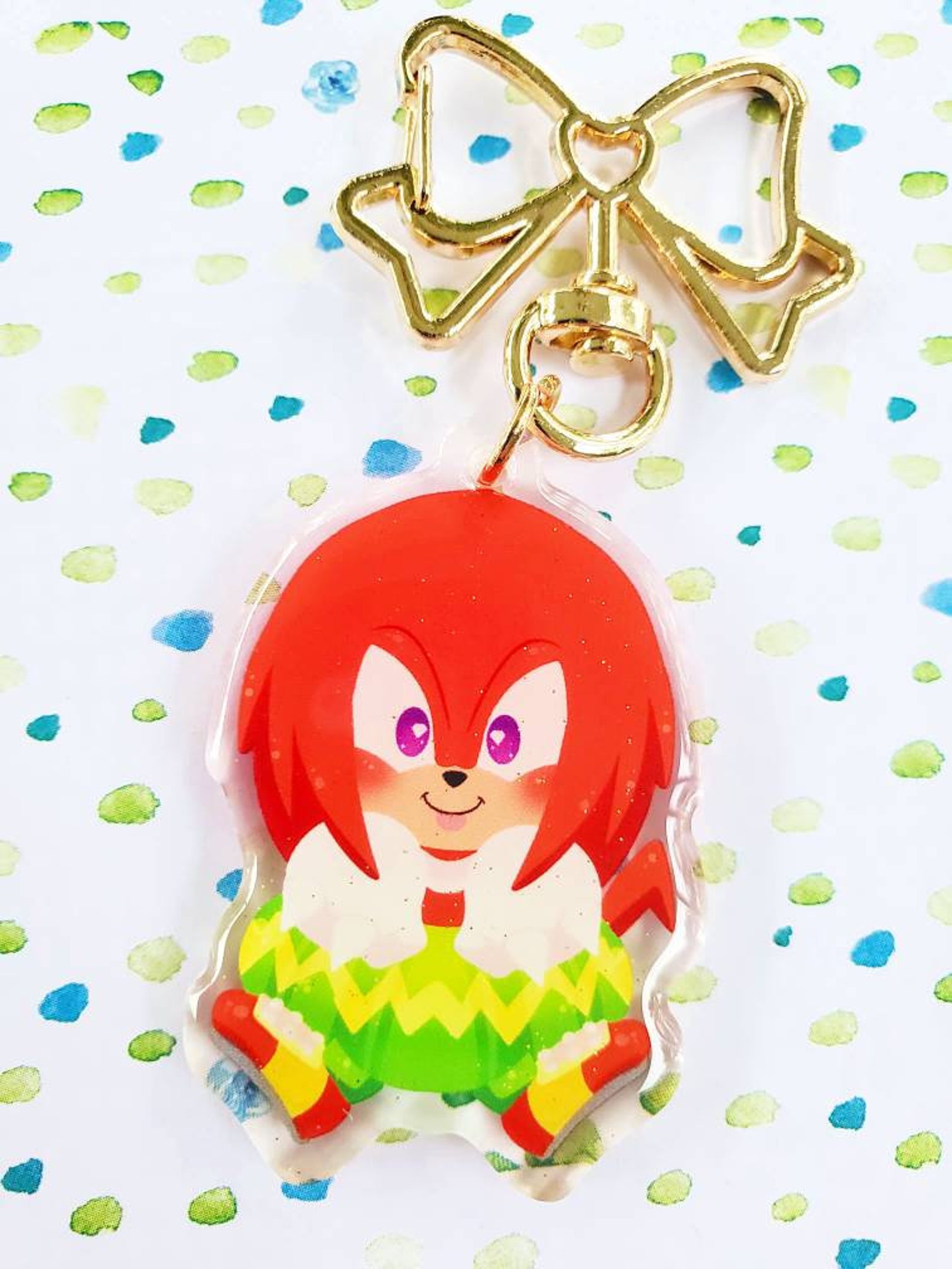 Sonic Floaties Charms 2 Inch Acrylic Glitter Keychains - Etsy