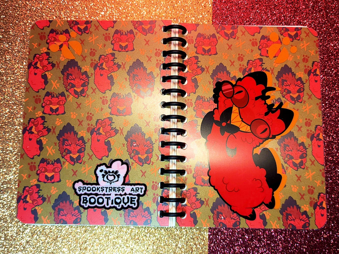 HH Cursed Alastor Cat A6 Smart Ring Binder Notebook - Etsy