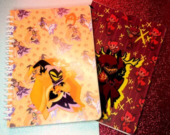 HH Cursed Alastor Cat A6 Smart Ring Binder Notebook - Etsy