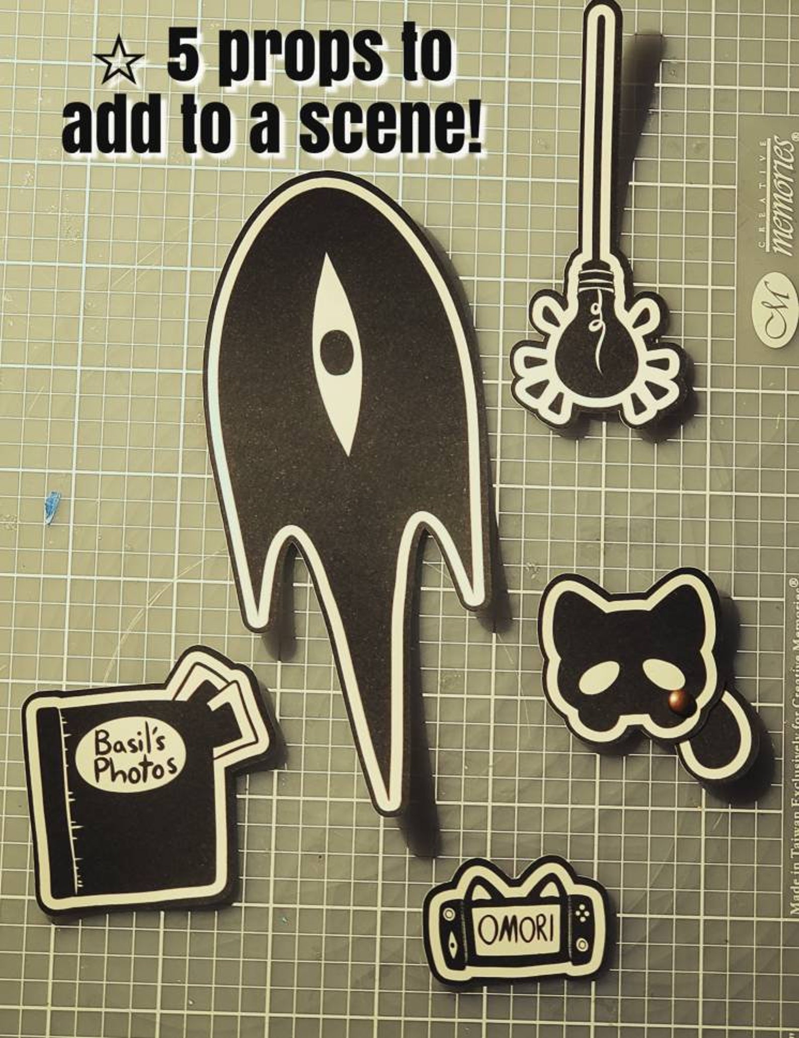 Digital PDF OMORI Paper Puppet - Etsy