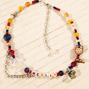 Deluxe Custom Chokers | Comfort Character and More | Beaded With Chain ...