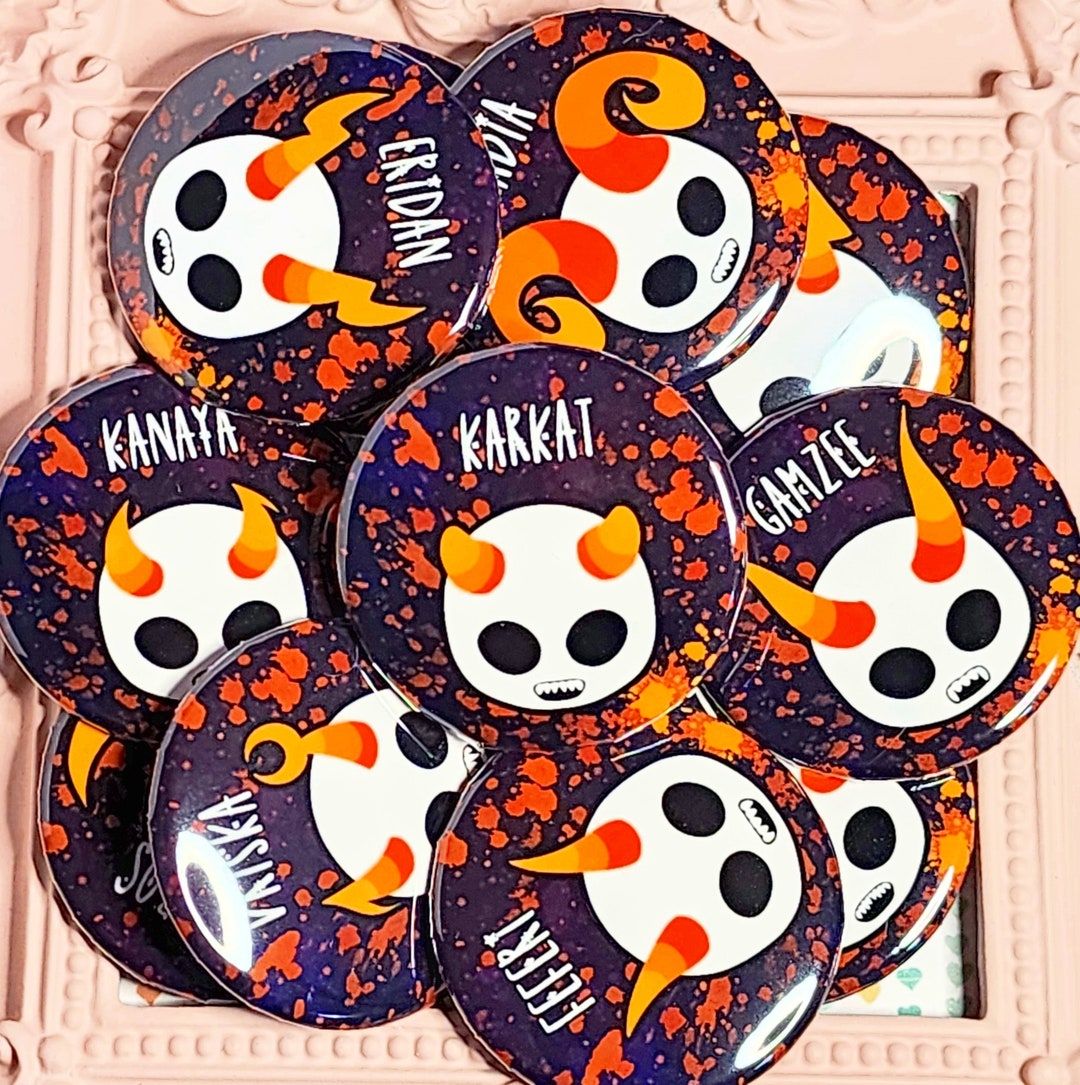 HS | Troll Skull Buttons | 44mm - Etsy