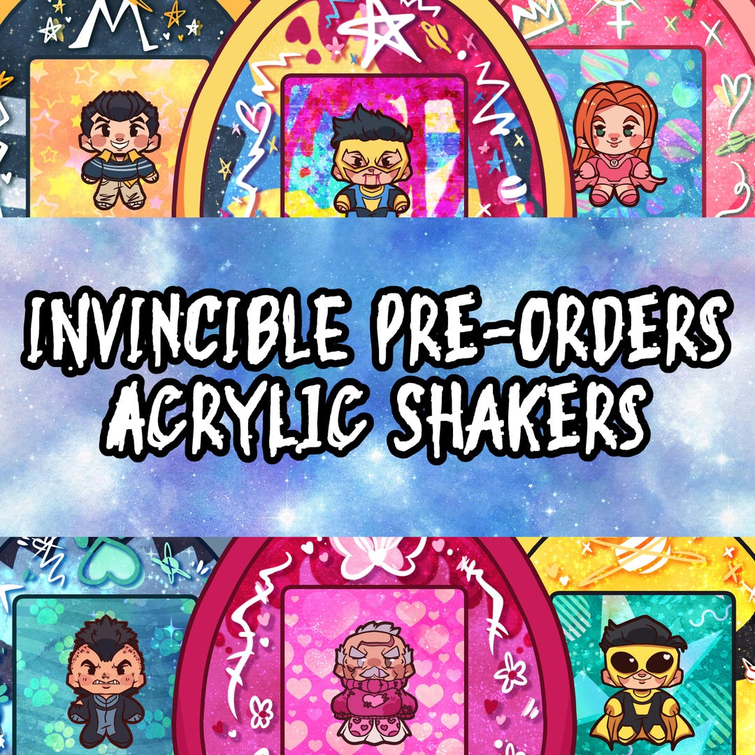 PREORDER Infinite Boy Shakers | 2.5in Shaker Acrylic Charms - Etsy