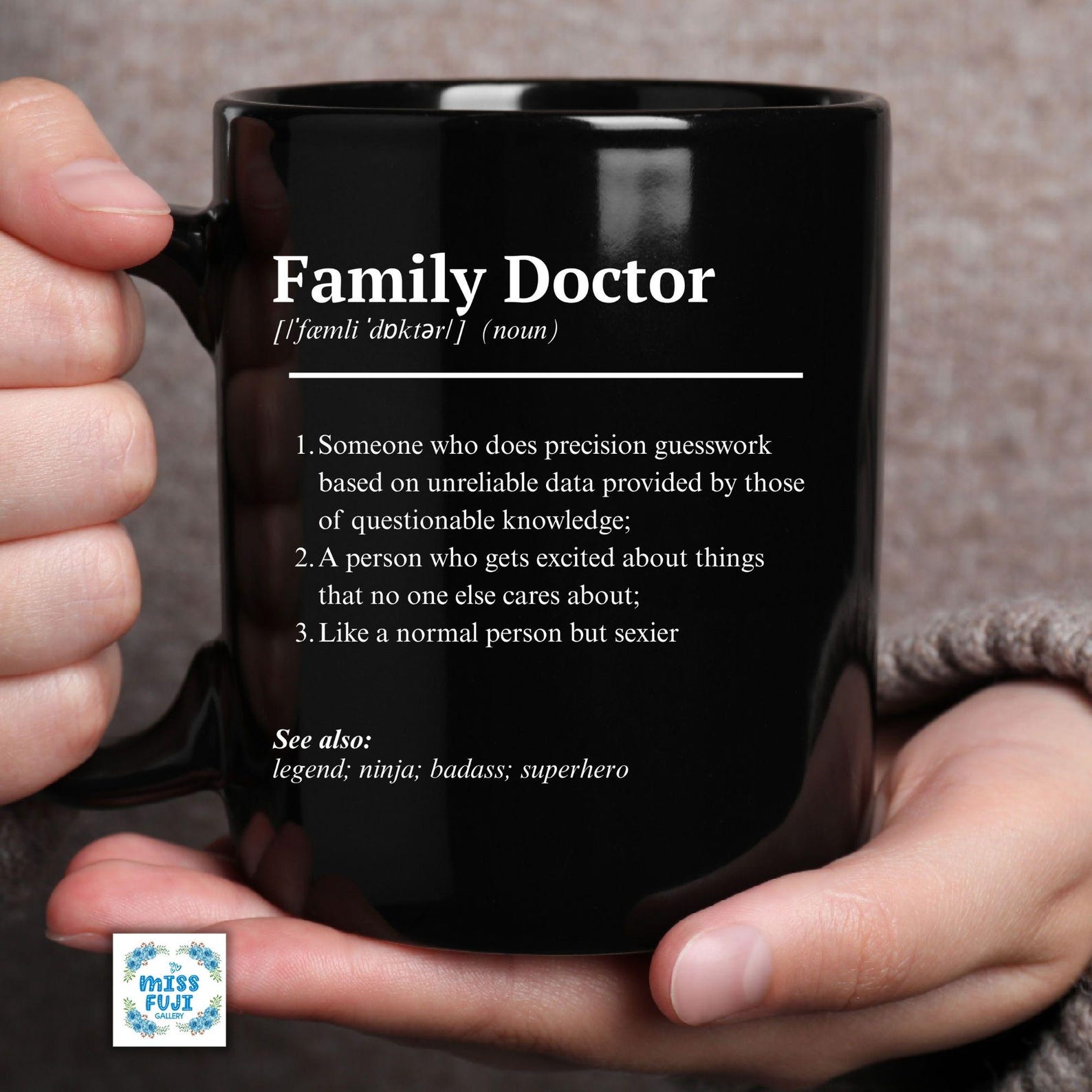 Family Doctor Definition Mug Custom Physician Gift Coffee Mug for Men ...