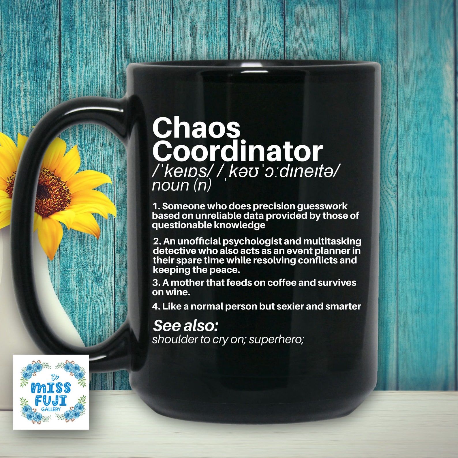 Chaos Coordinator Definition Mug Chaos Coordinator Cup - Etsy