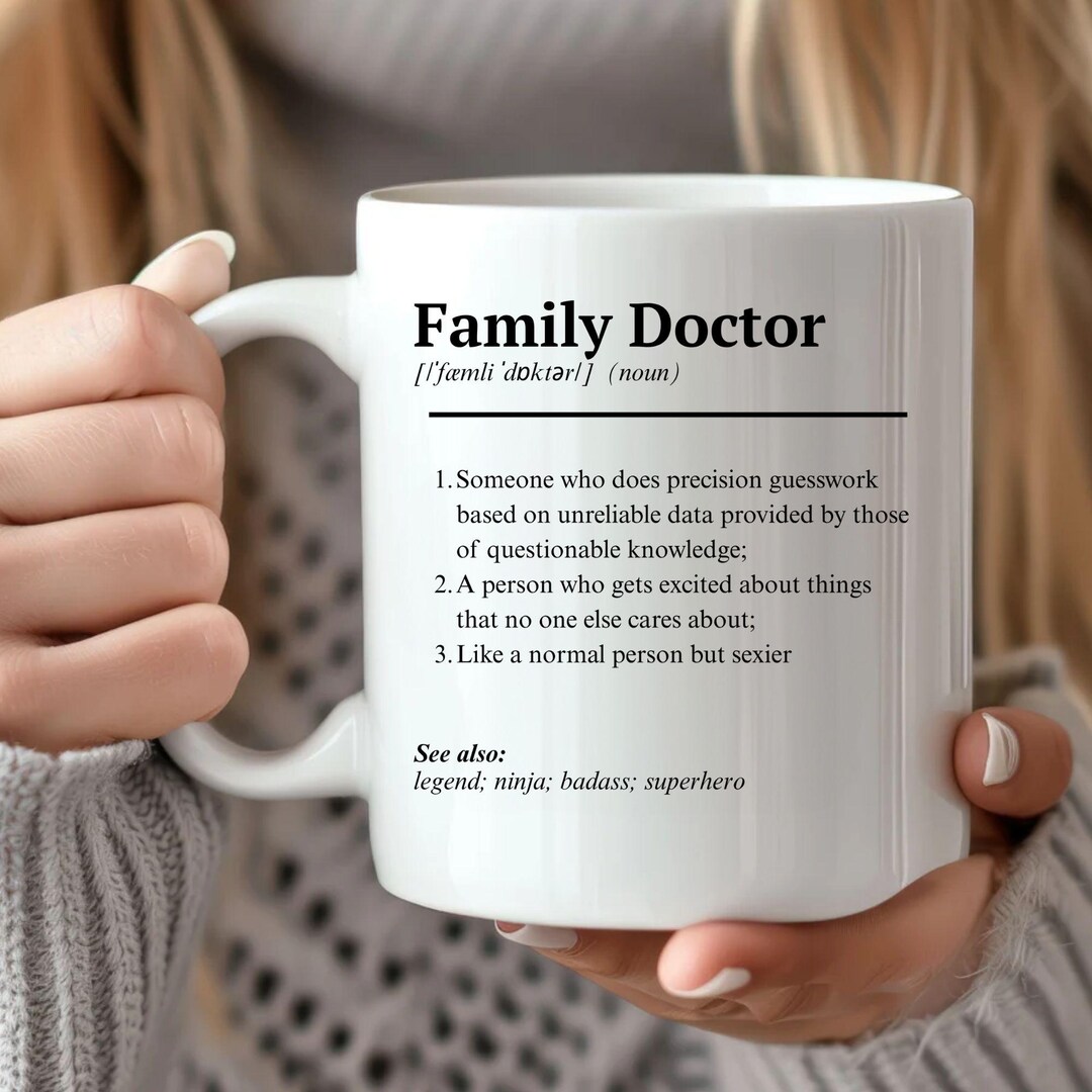 Family Doctor Definition Mug Custom Physician Gift Coffee Mug for Men ...