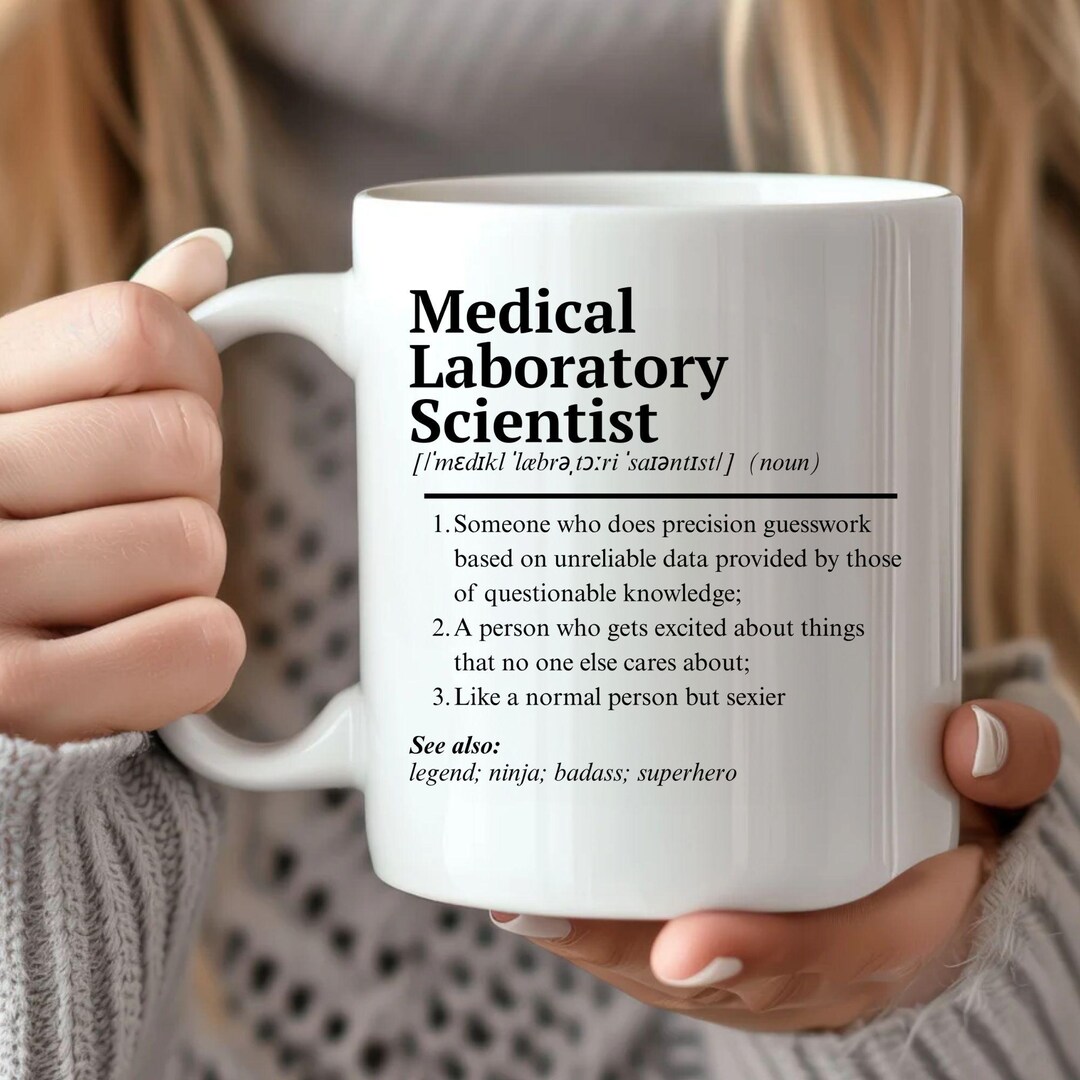 Personalized Medical Lab Scientist Mug: Custom MLS Gift, Lab Tech ...