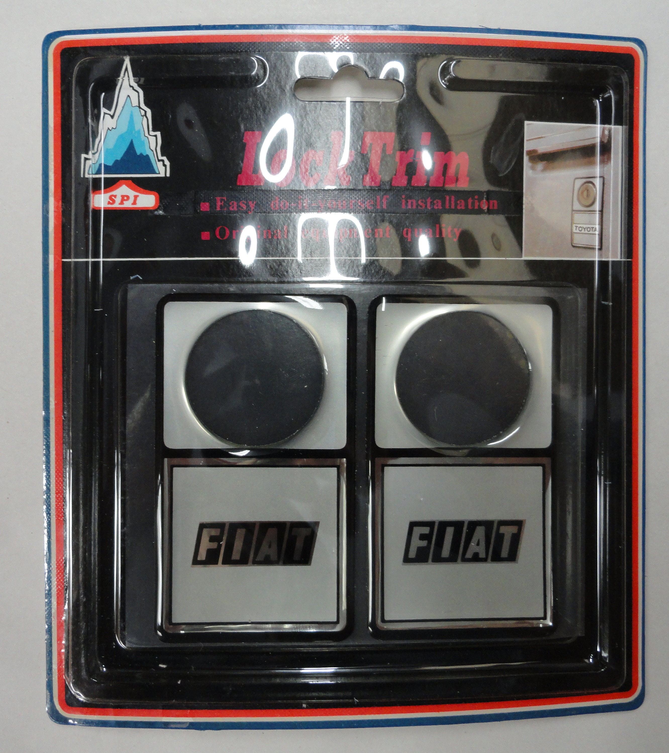 Vintage 80's 90's Automotive Door Lock Scratch Guard Accent Trim FIAT ...