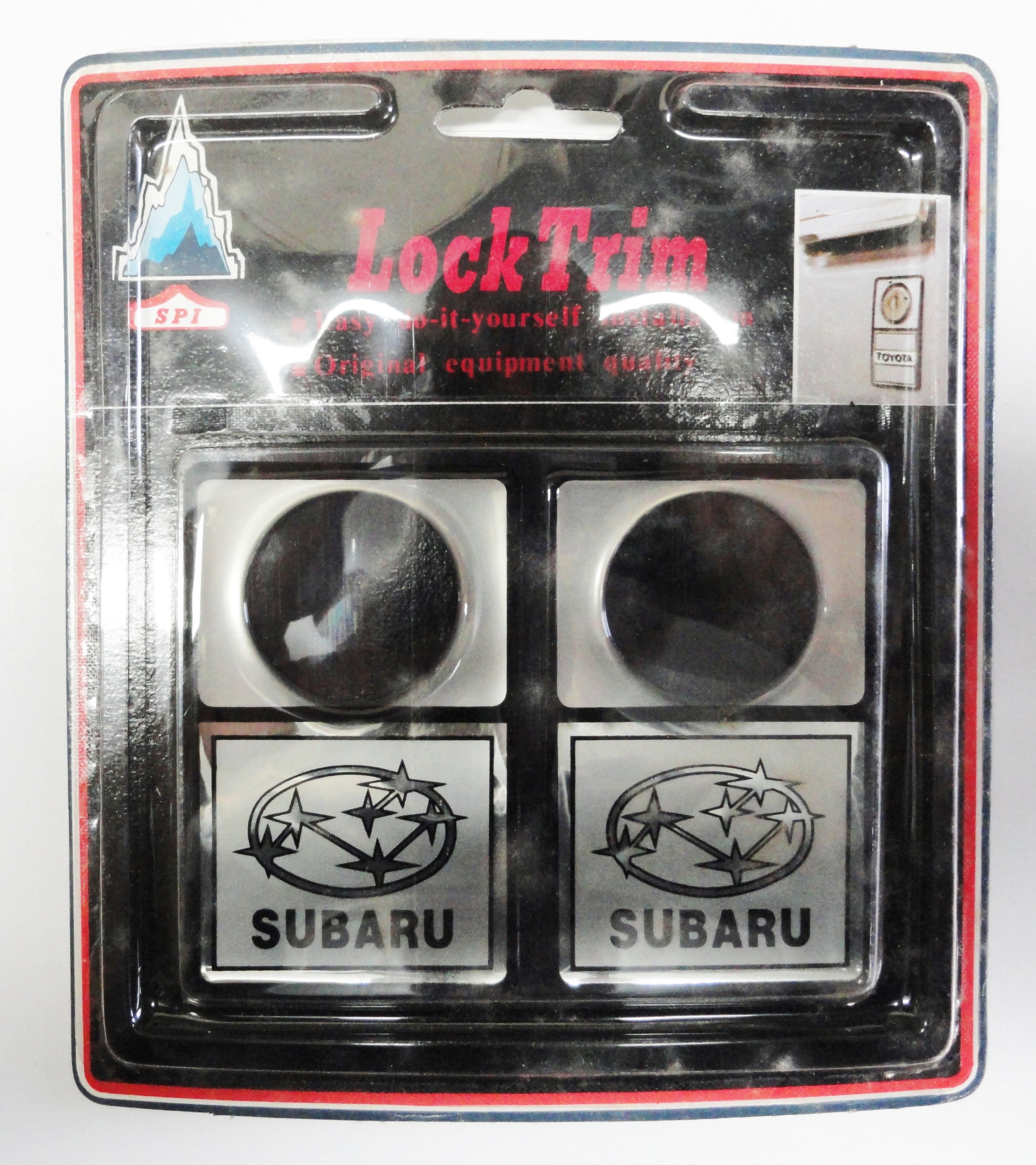 Vintage 80's 90's Automotive Door Lock Scratch Guard Accent Trim SUBARU ...