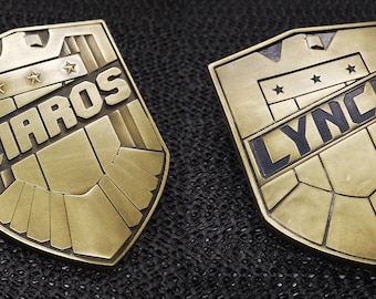 Judge Dredd CUSTOM Badge Mega City 1 - Etsy