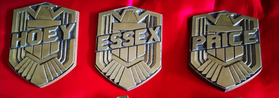 Judge Dredd CUSTOM Badge Mega City 1 | Etsy
