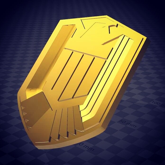 Judge Dredd CUSTOM Badge - Mega City 1 - Etsy