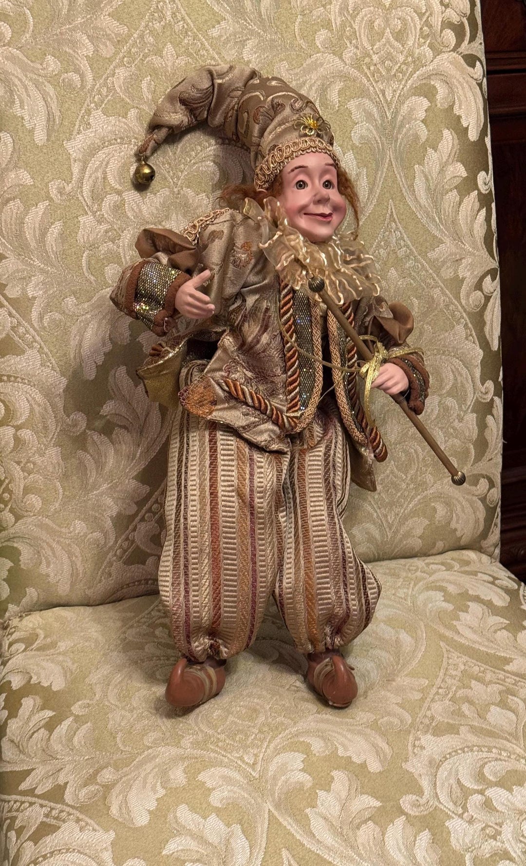 Retired Jester From Raz Holding Baton Very Detailed, Signature ...