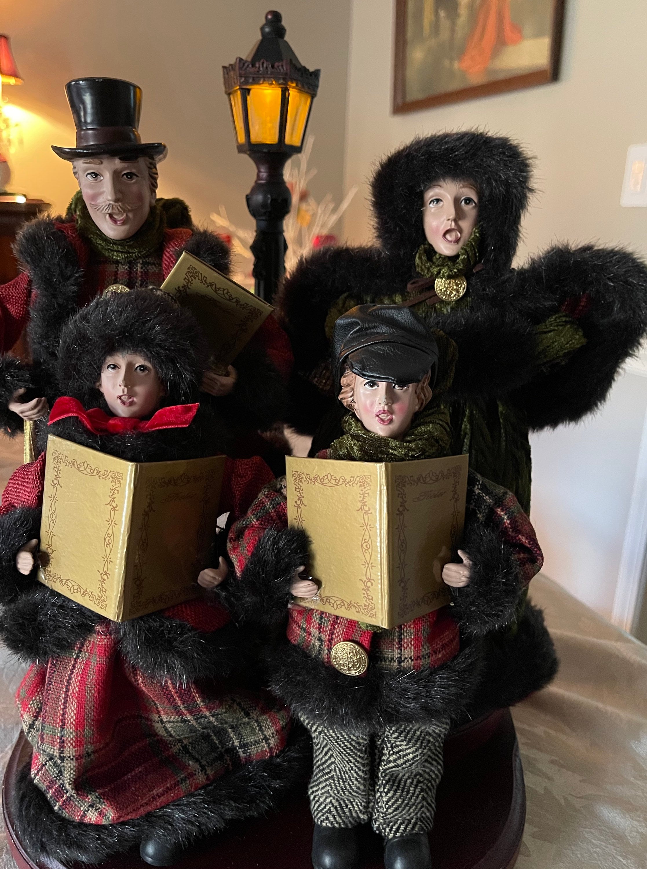 Life Size Outdoor Christmas Carolers MacKenzie Childs Wonderful Life