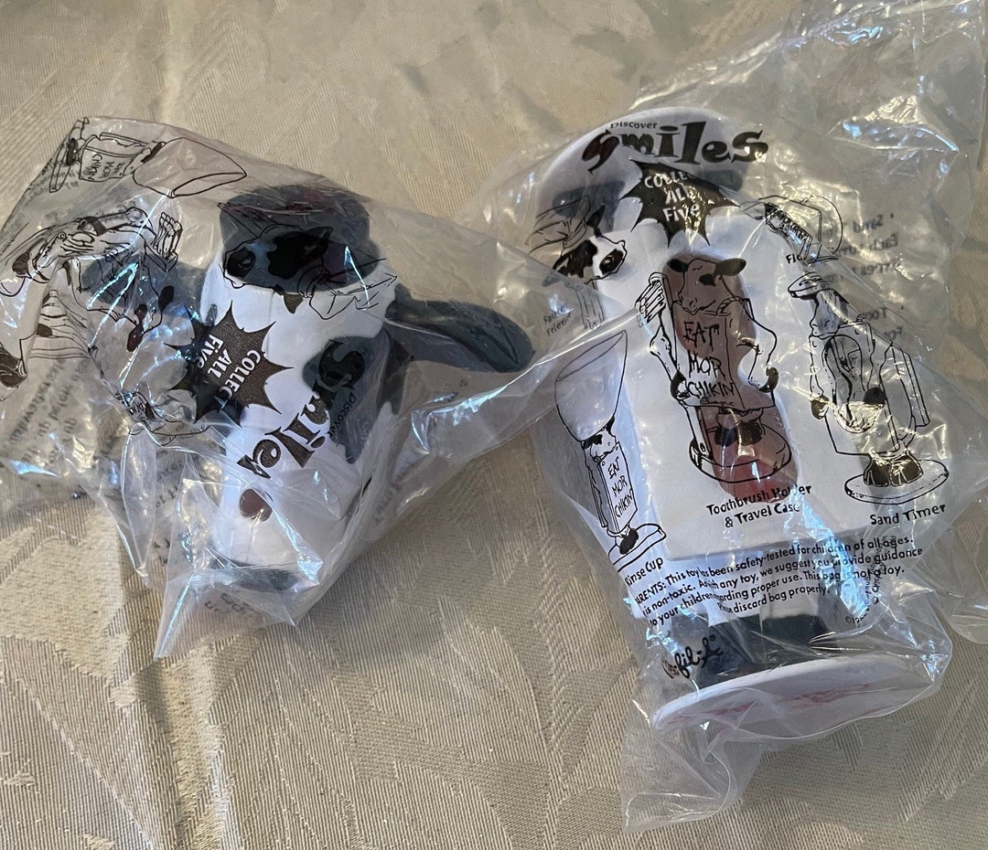 Vintage NEW Still in Bag Chick-fil-a Toys 1999 Cow Faucet - Etsy