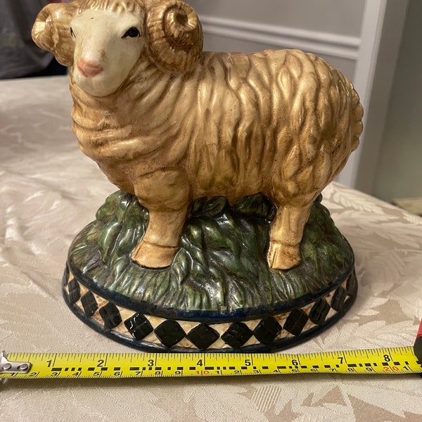 Ceramic Ram Figurine - Etsy