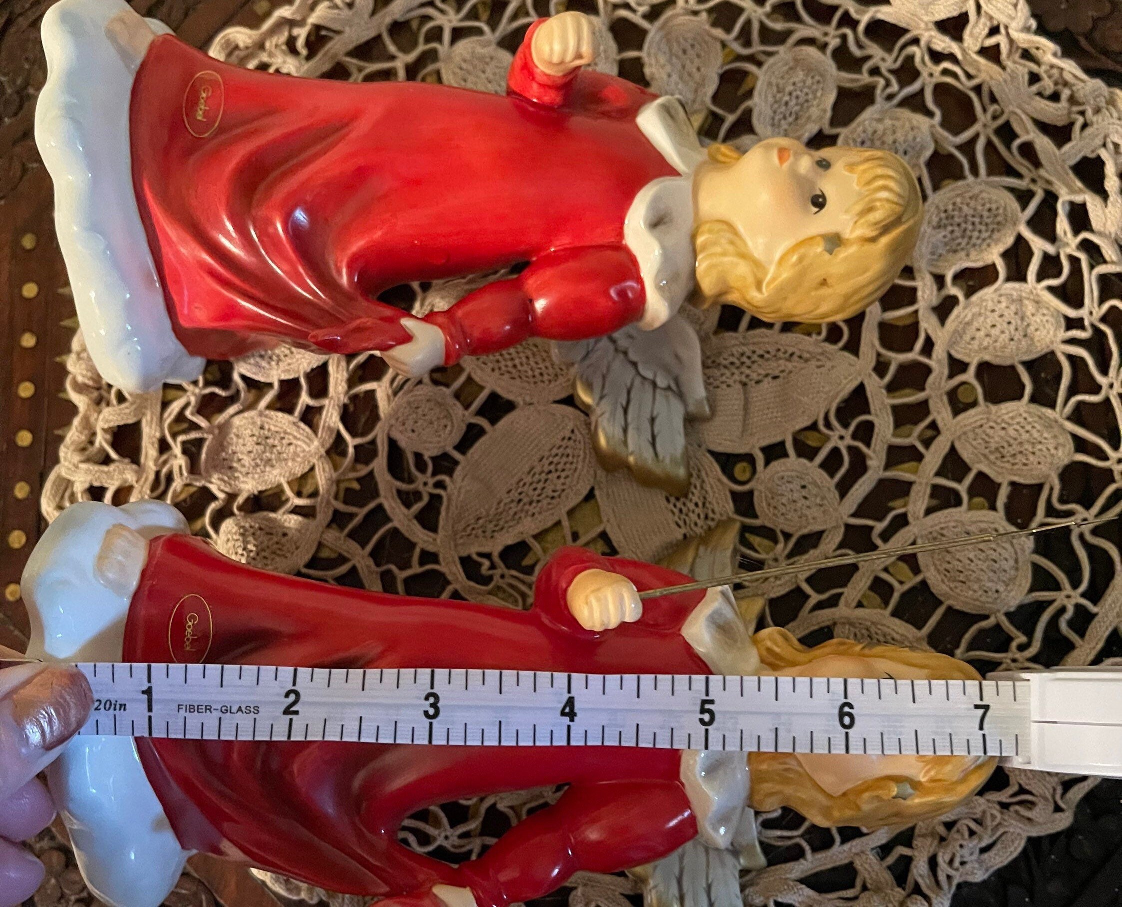 Rare Gobel Mid Century Gobel Angels ,numbered on Bottom ,set of 2 , One ...