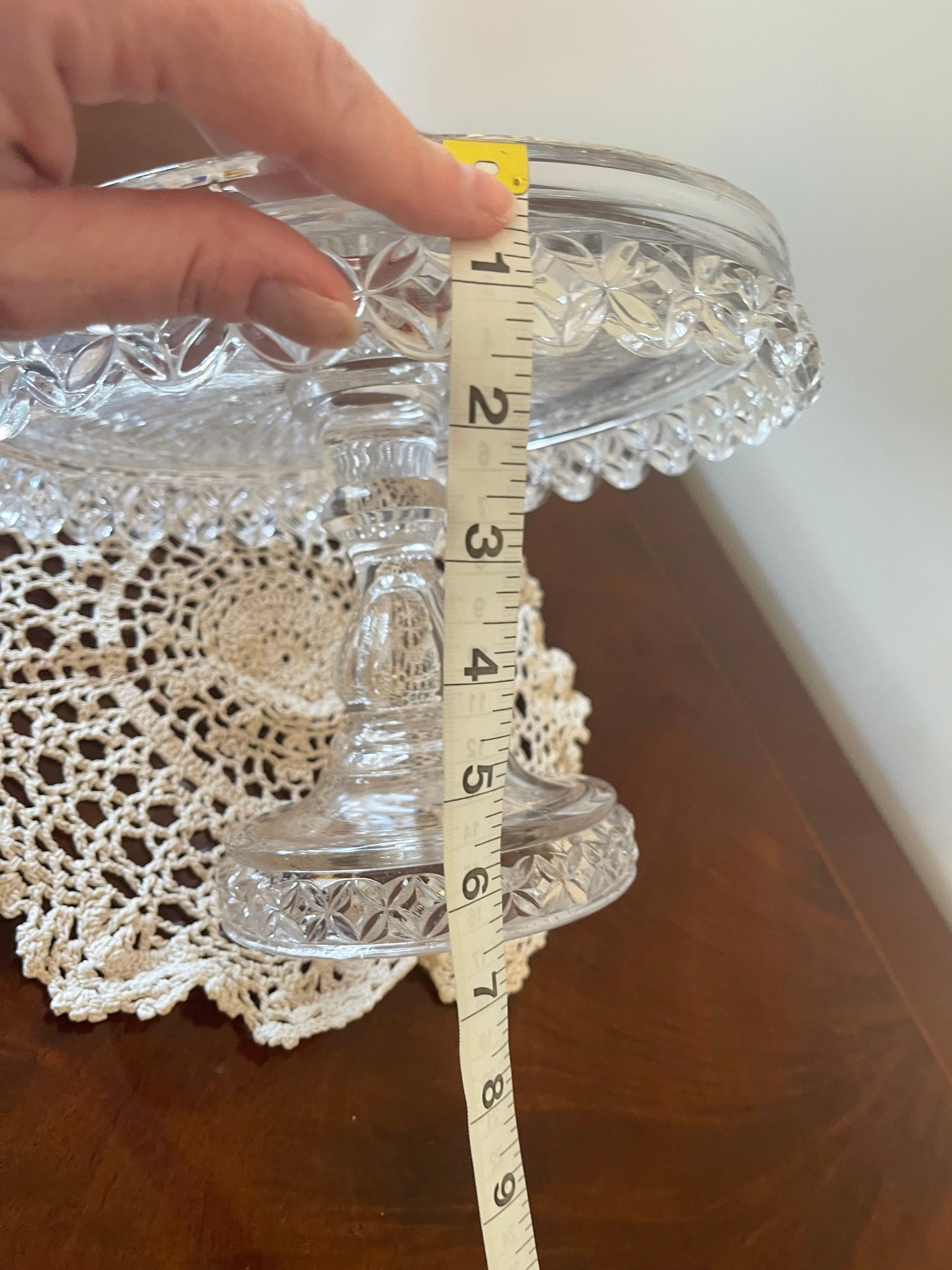 Vintage Model Flint Glass Company Late 1800s EAPG Cake Plate With Rum ...