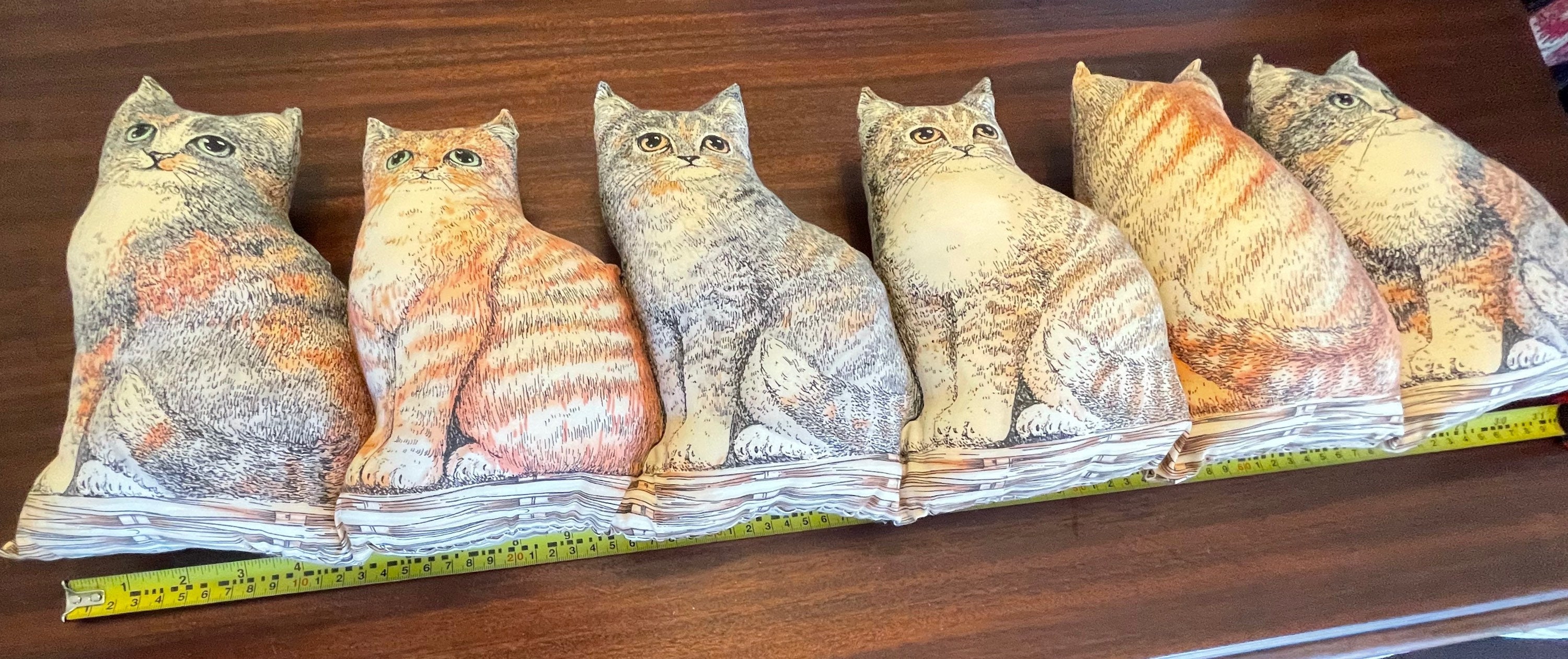 Vintage Tabby, Mult-colored Cats Door Draft Stopper, Decor - Etsy